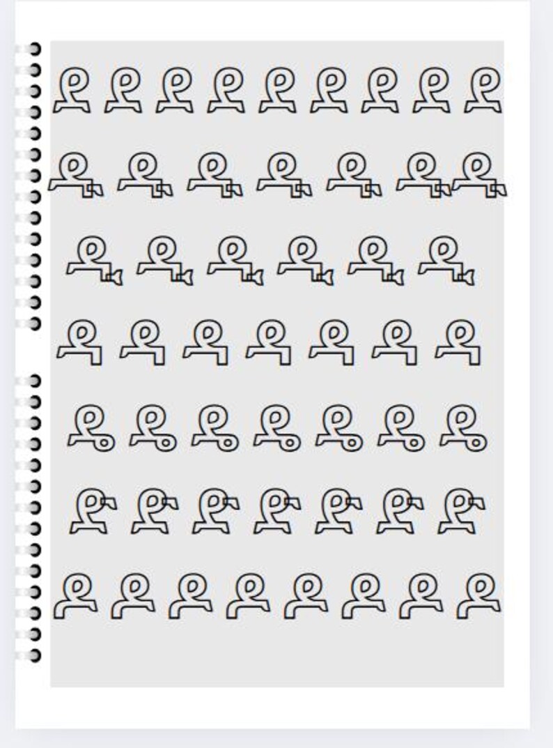Geez Letters & Numbers Coloring Book (printable Digital Download) - Etsy