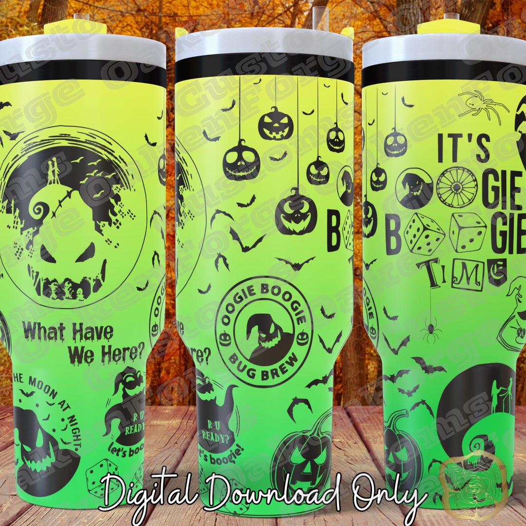 Oogie Boogie 40oz Full Wrap Tumbler SVG File - Etsy