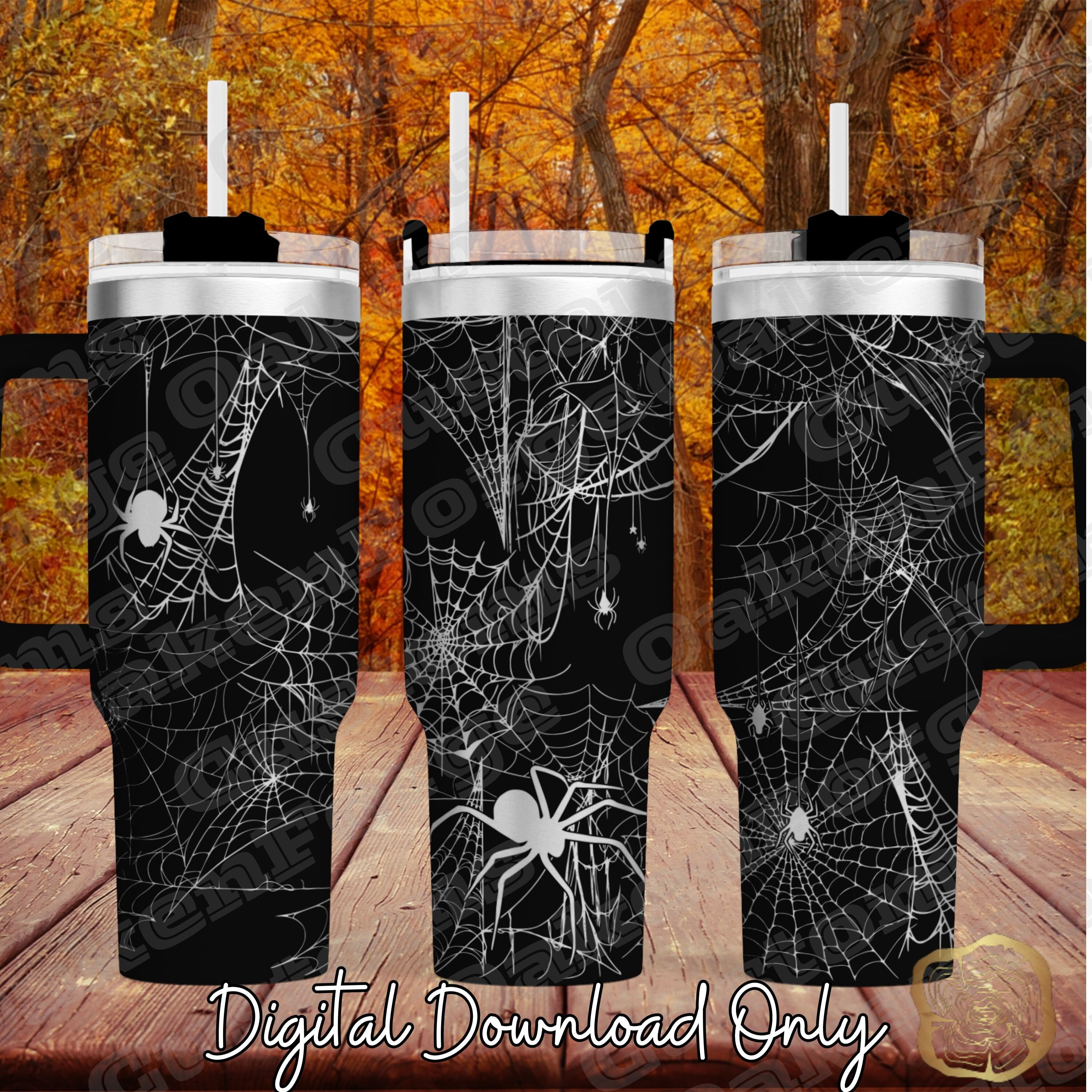 Spider 40oz Full Wrap Tumbler SVG File - Etsy