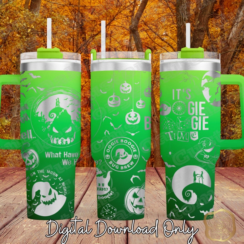 Oogie Boogie 40oz Full Wrap Tumbler SVG File - Etsy