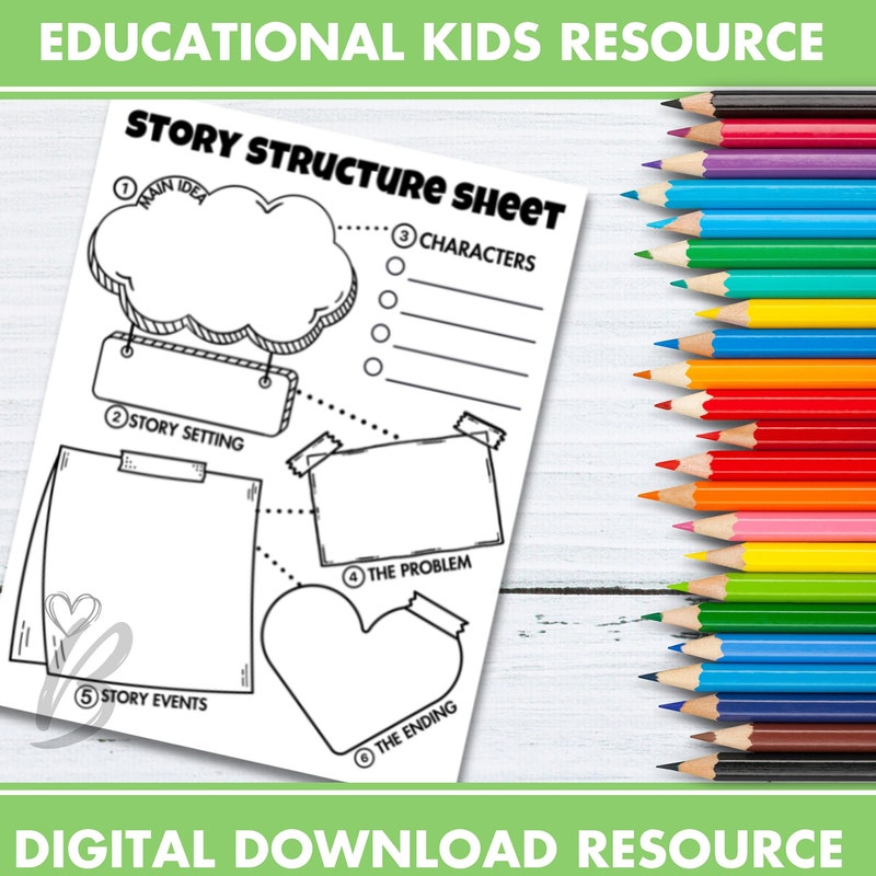 Story Elements Worksheet - Etsy