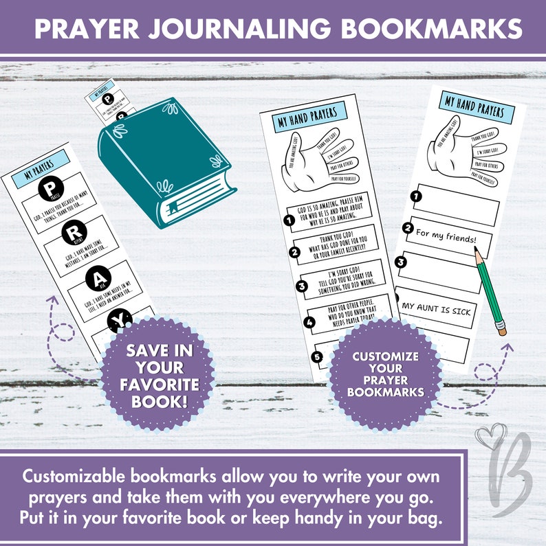Prayer Journaling Bundle: Christian Prayer Worksheets (digital Download ...