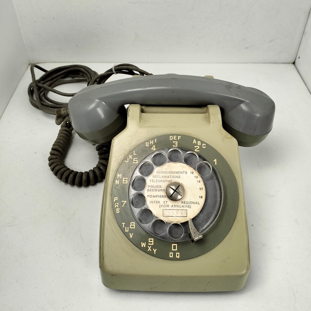 Landline Telephone "socotel S63" 1970s Grey - Etsy