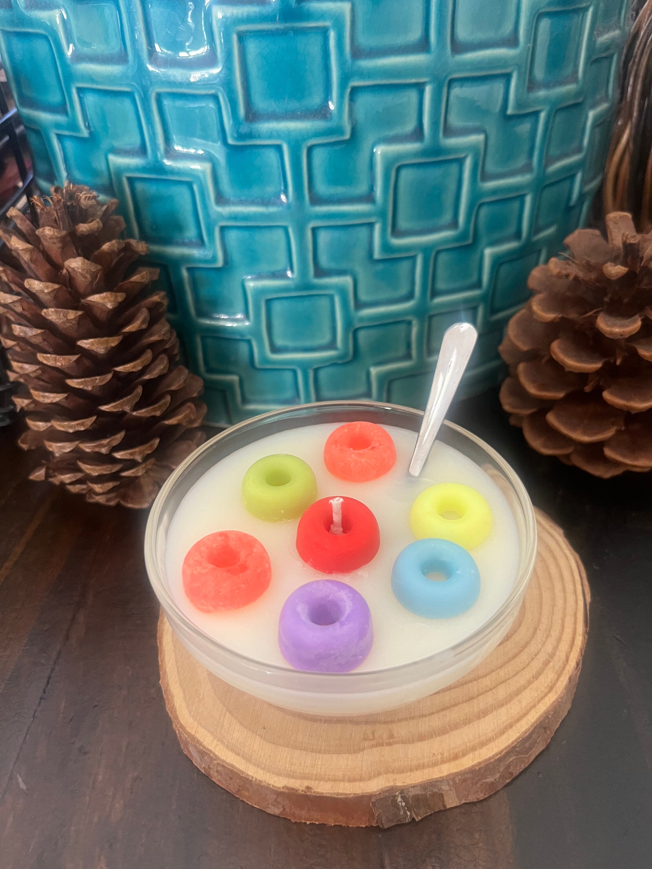 Froot Loop Cereal Bowl Candles - Etsy