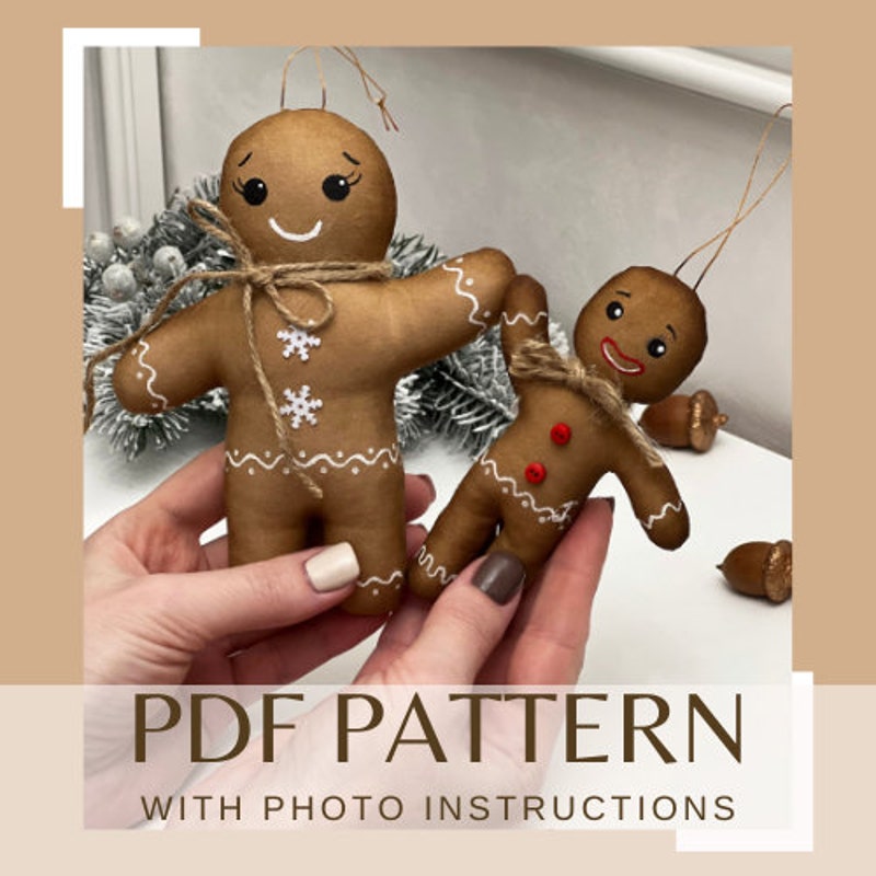 Gingerbread Pattern - Etsy