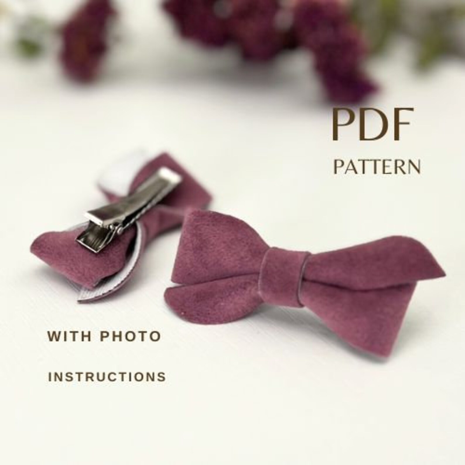 Hair Bow Pattern | PDF Bow Pattern | Pattern and Photo Instructions ...