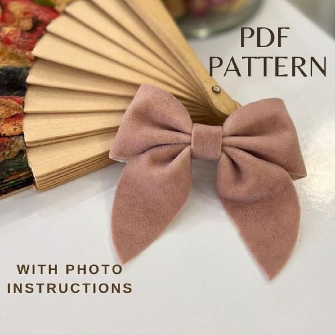 Hair Bow Pattern | PDF Bow Pattern | Pattern and Photo Instructions ...