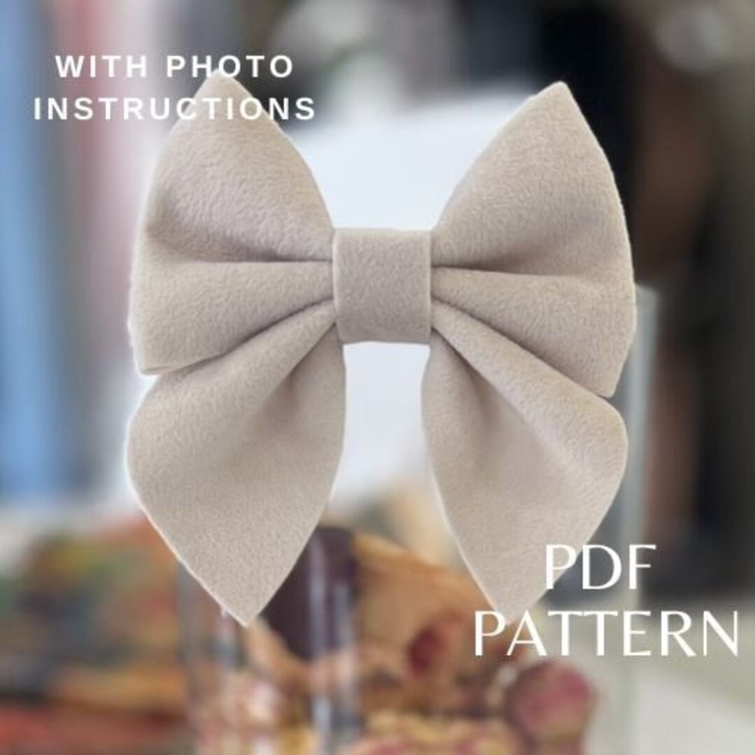 Hair Bow Pattern | PDF Bow Pattern | Pattern and Photo Instructions ...
