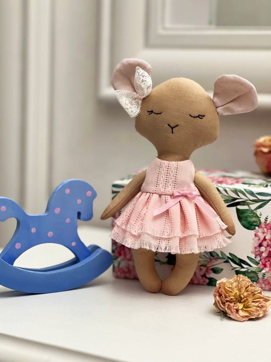 Soft Mouse With Clothes, PDF Pattern and Guide, Mouse Pattern, Eco Toy ...