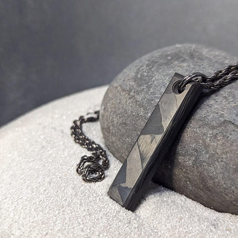 Forged Carbon Chain - Etsy