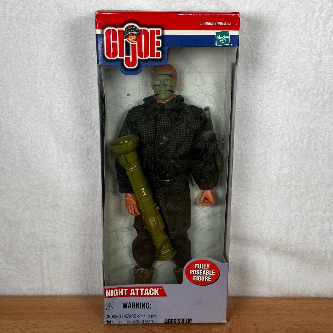 2001 Hasbro G.I. Joe Night Attack Fully Poseable 12 Inch Tall Figure ...