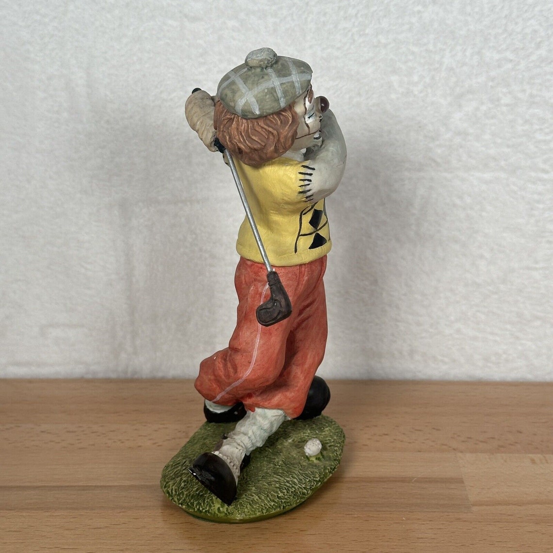 Vintage Detailed Clown Playing Golf Sculpture 9 Tall - Etsy