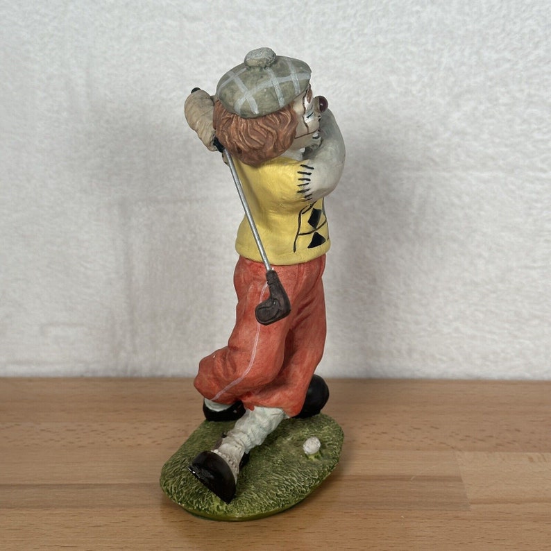 Vintage Detailed Clown Playing Golf Sculpture 9 Tall - Etsy