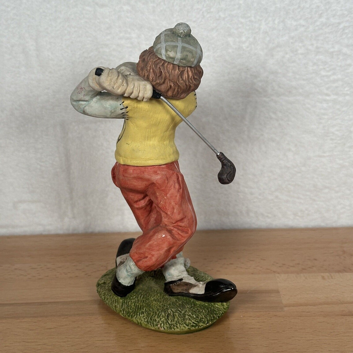 Vintage Detailed Clown Playing Golf Sculpture 9 Tall - Etsy