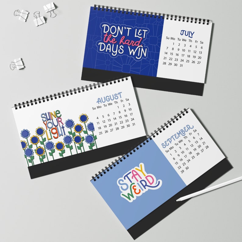 2024 Desk Calendar - Etsy