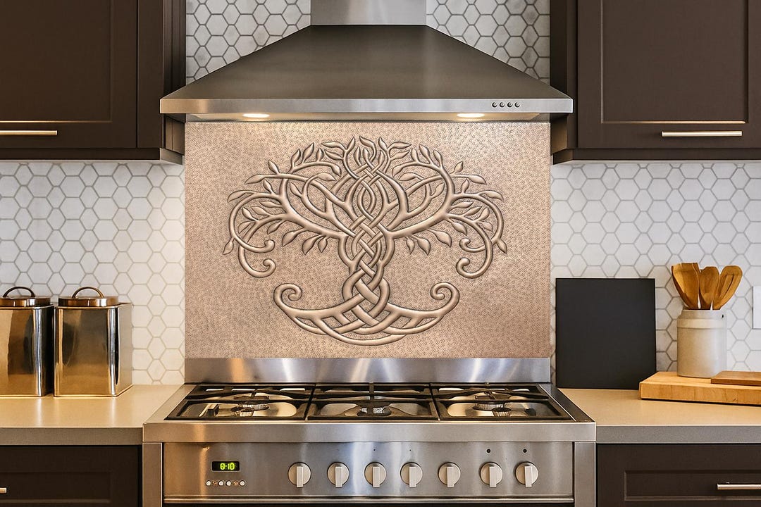 Hammered Copper Tree of Life Wall Art: Celtic Decor - Etsy