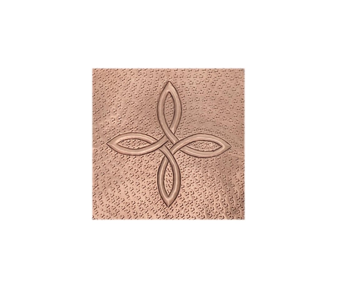 Copper Infinity Celtic Knot Tile & Hammered Copper Panels, Copper ...