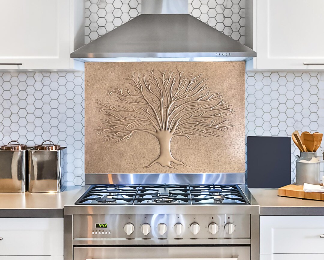 Handmade Hammered Copper Tree of Life Wall Art: Rustic Home Decor - Etsy