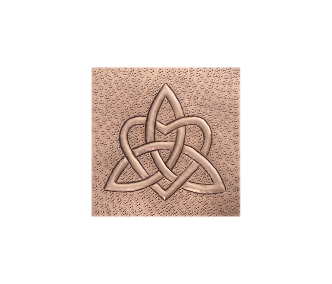 Copper Celtic Corner Accents & Copper Hammered Tile Mural, Copper ...