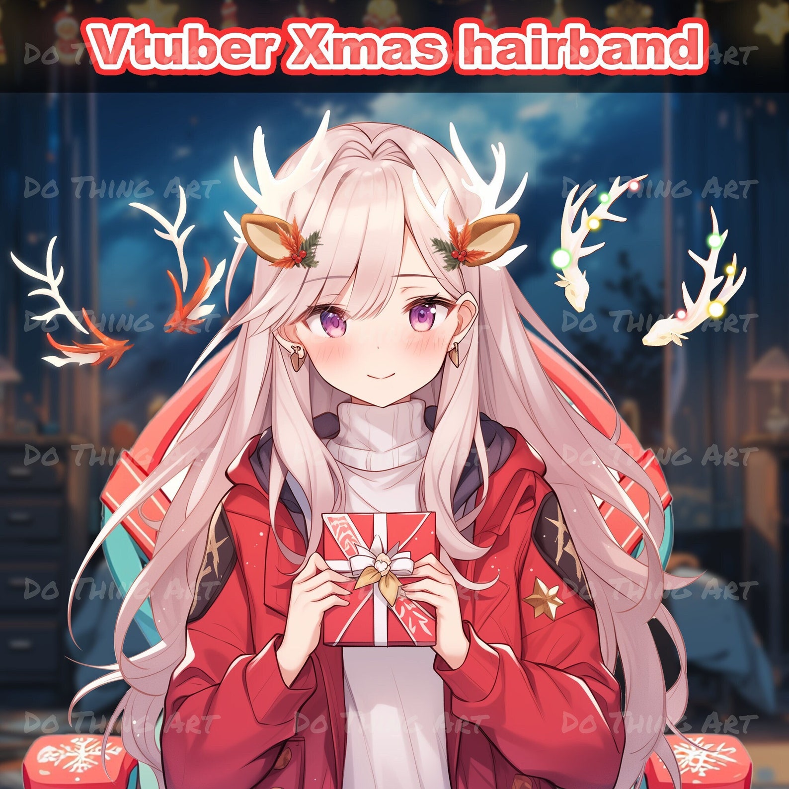 VTUBER Asset | Vtuber Hair Band Christmas Edition - Etsy