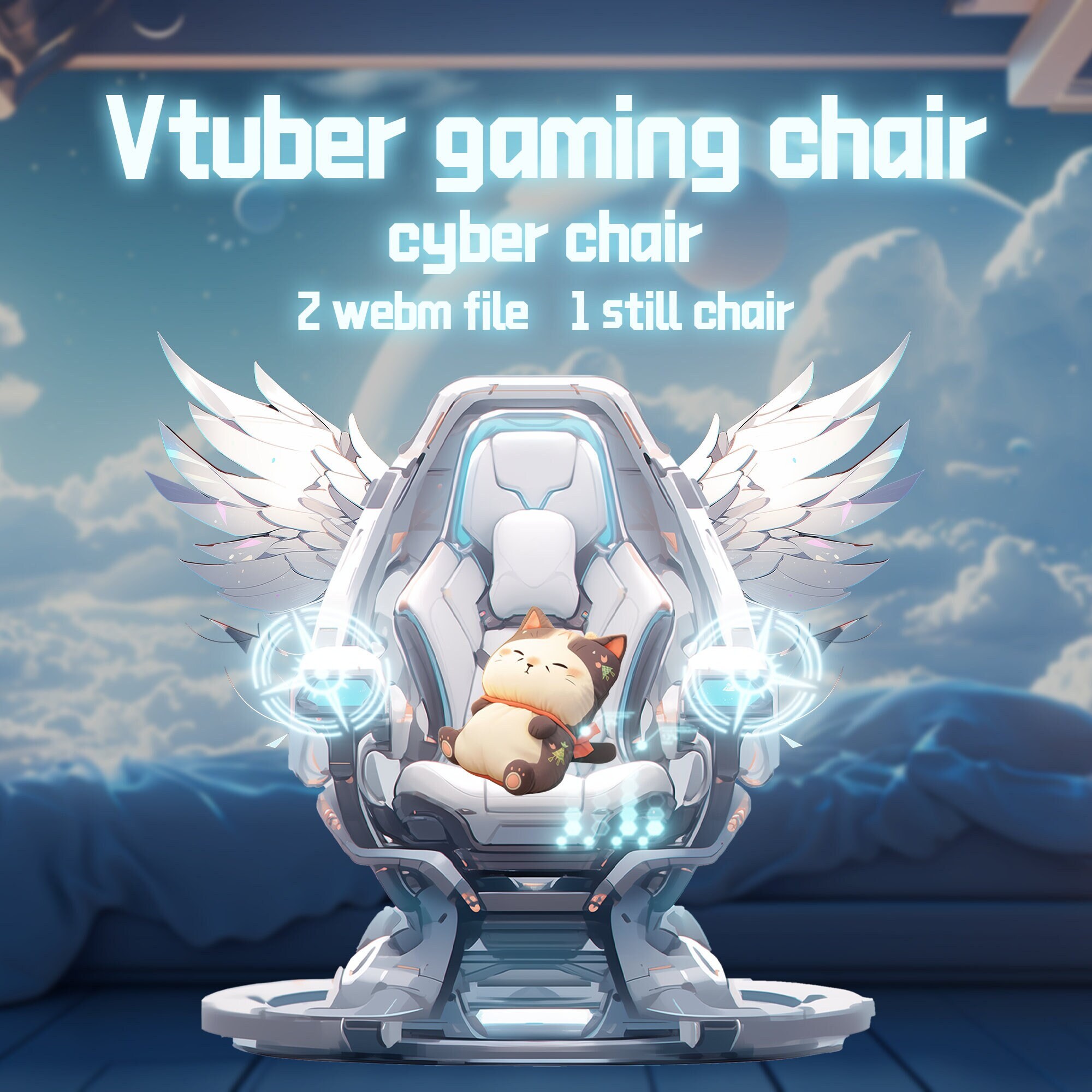 Vtuber Asset | Cyber Chair - Etsy