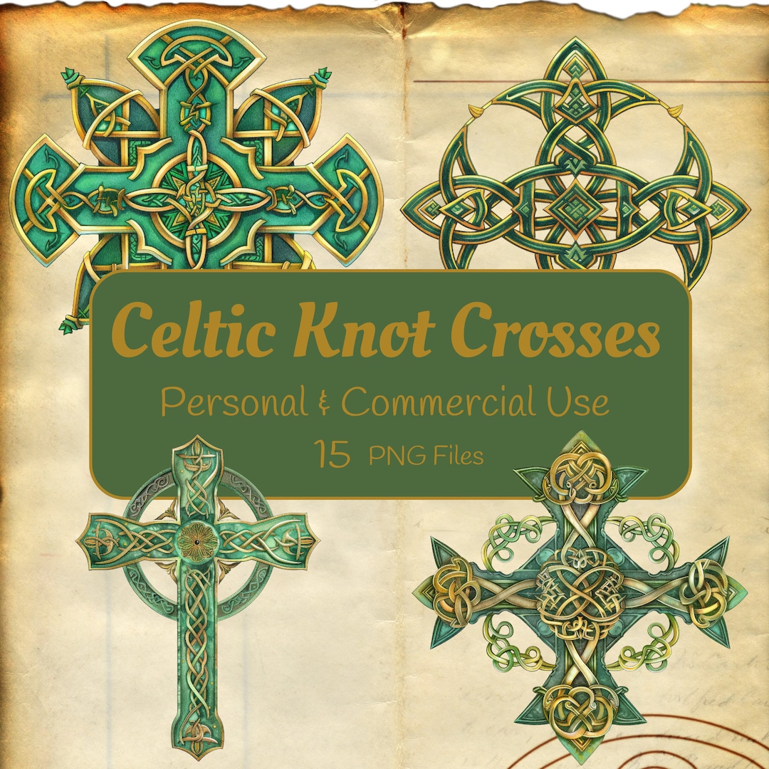 Celtic Knot Clipart, Commercial Use, Celtic Cross Png, Celtic Cross Png ...