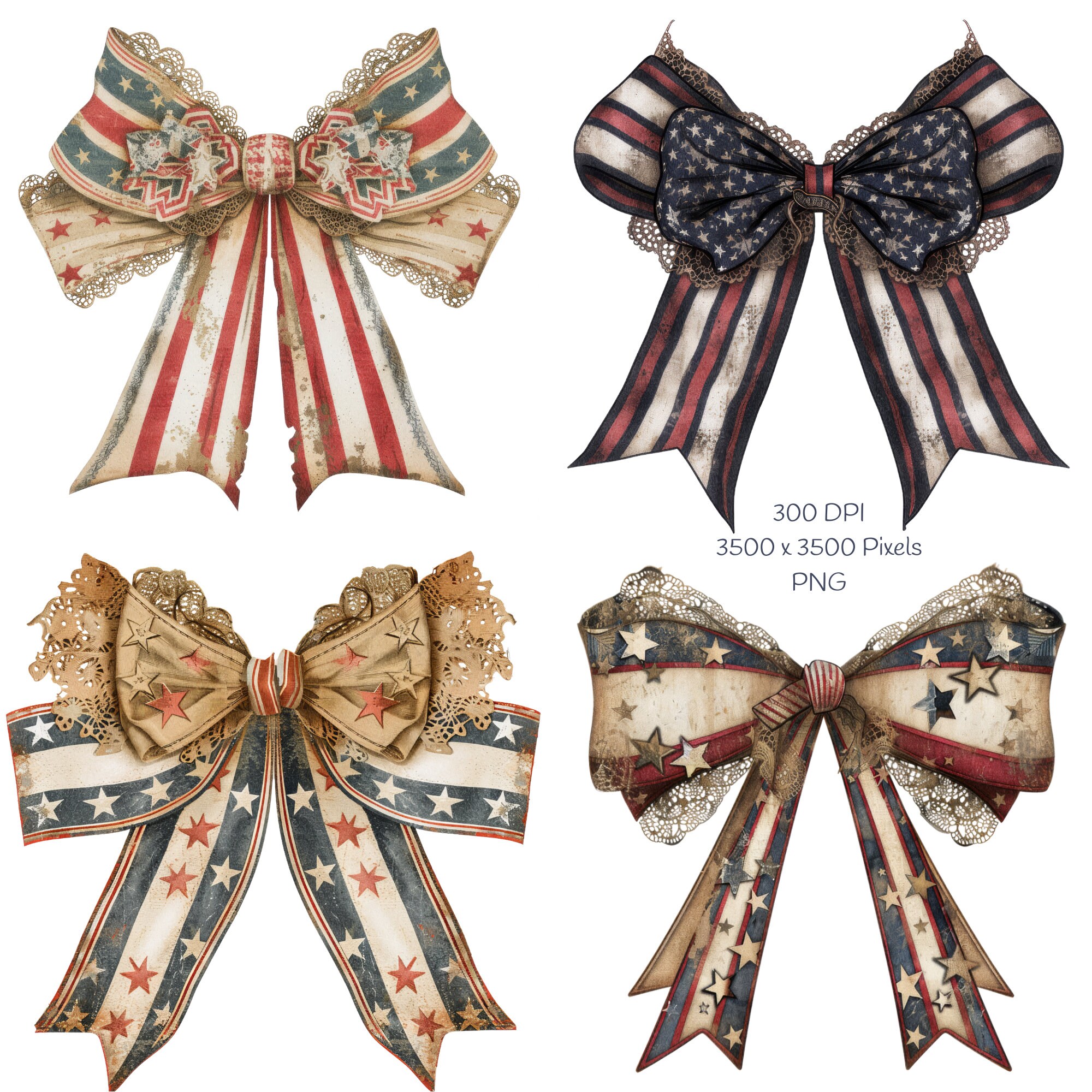 Coquette American Flag Png Coquette Bow, 4th of July Clipart, 4th of ...