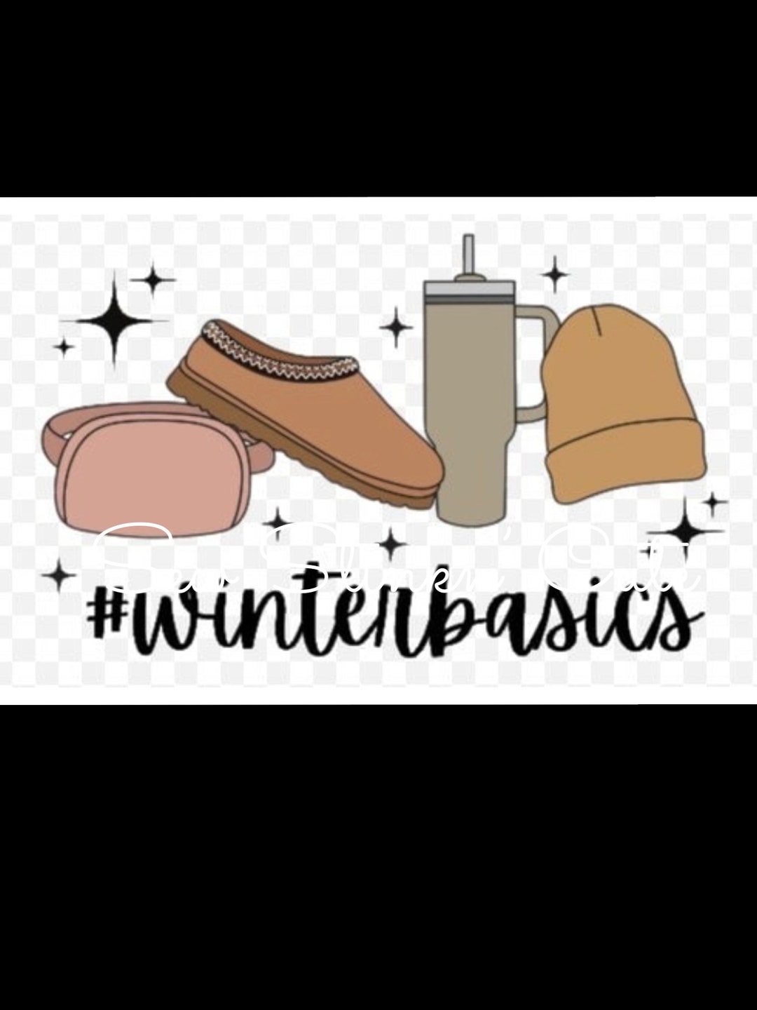 Winter Basics PNG, Winter Sweatshirt Digital Download Design, Hashtag ...