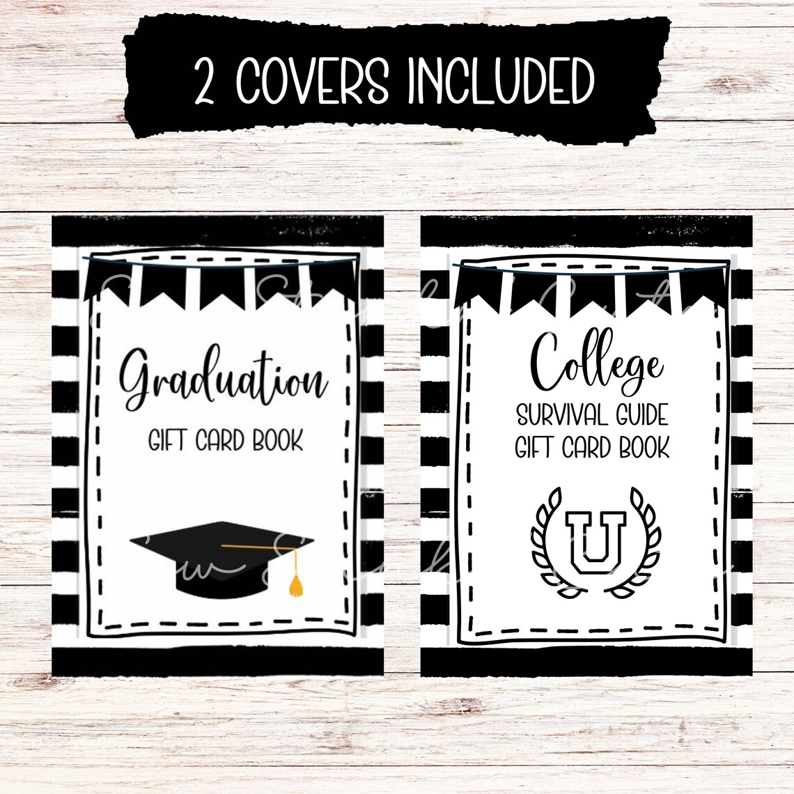 Gift Card Book for Graduation, Printable Gift Card Book, Graduation ...