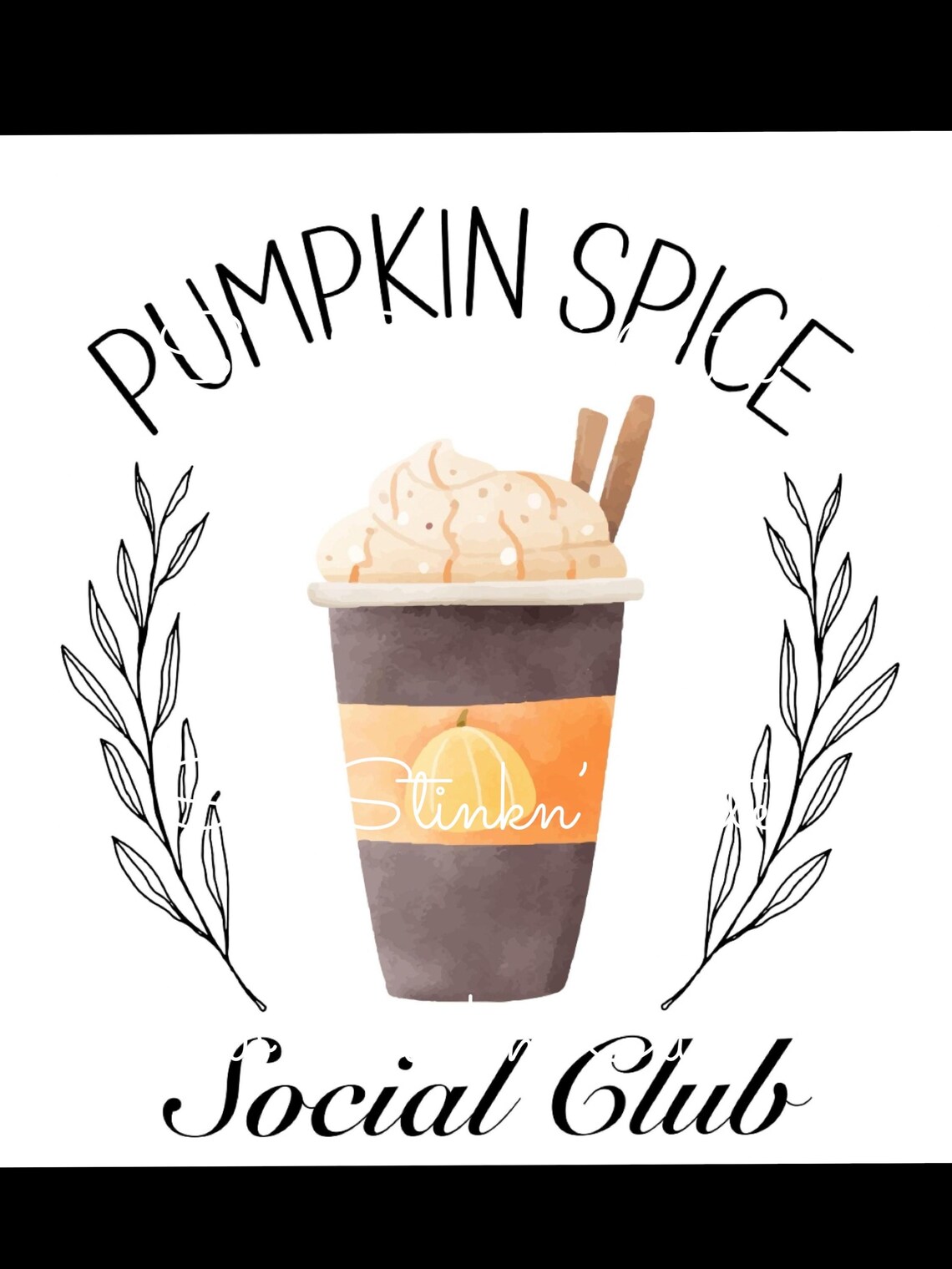 Coquette Pumpkin Spice Social Club Png, Fall Png, Trendy Fall Design ...