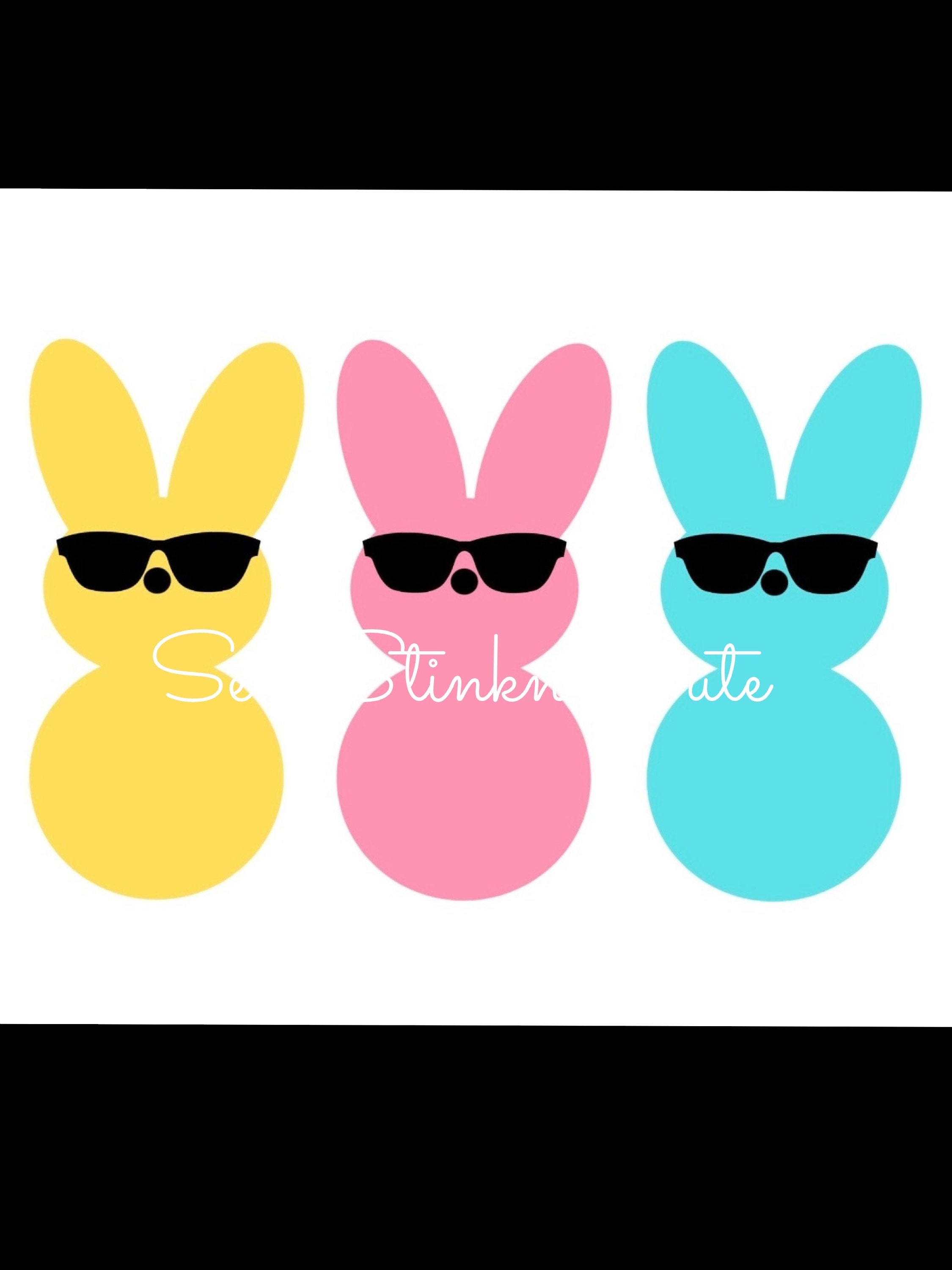 Easter Marshmallow Bunny Peep Pastel PNG, Easter Peeps Png, Easter Day ...