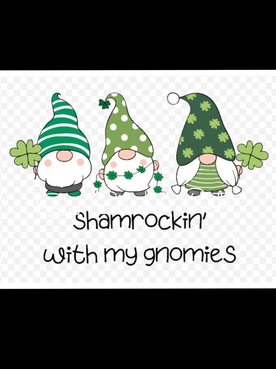 Shamrockin With My Gnomes PNG, St. Patrick's Day Digital File, St ...