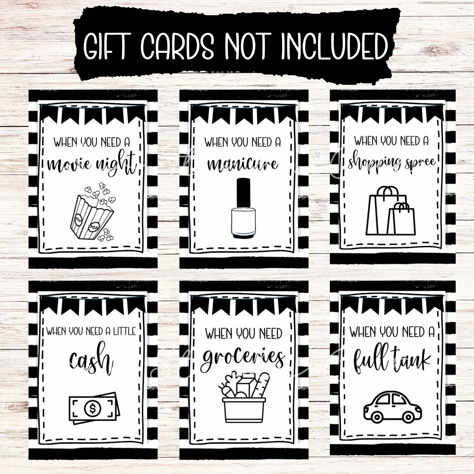 Gift Card Book for Graduation, Printable Gift Card Book, Graduation ...