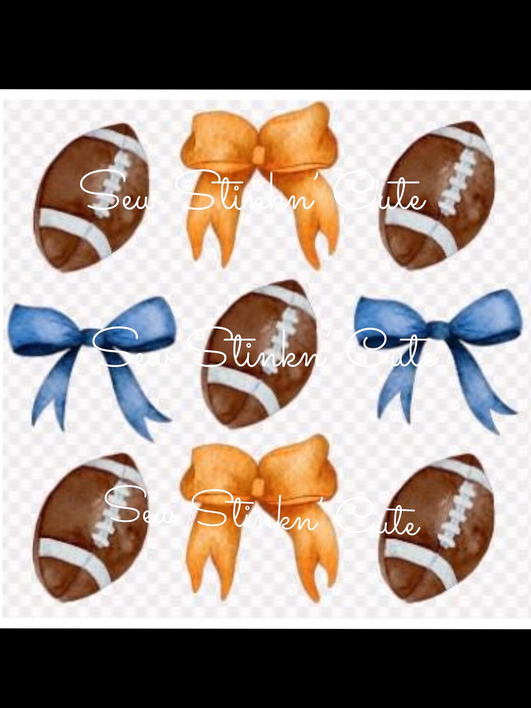 Football and Bows Coquette, Football Png, Game Day, Football Png, Fall ...