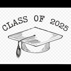 Class of 2025 Graduation Cap PNG, Senior Shirt Design, Graduation ...