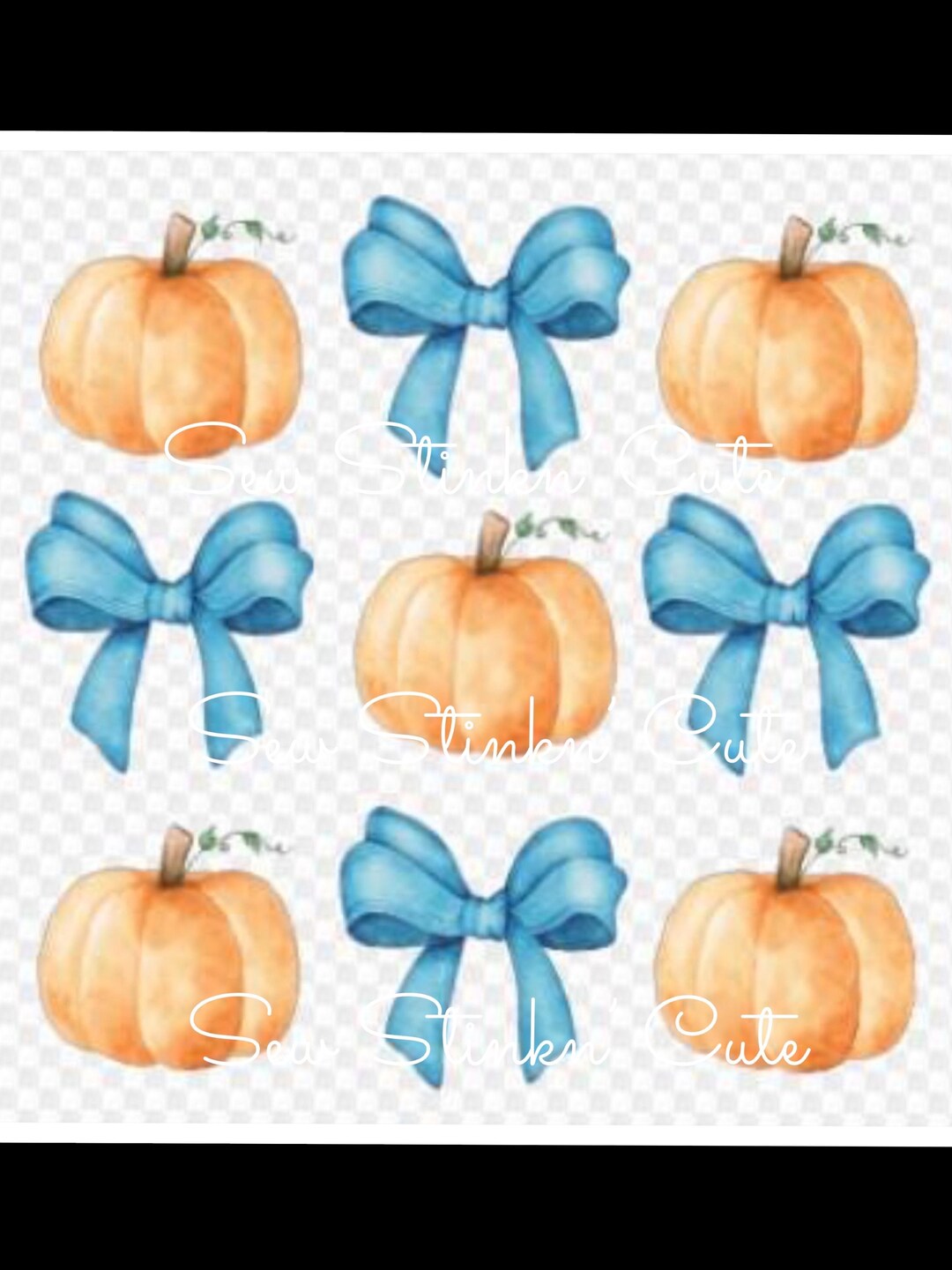Teal Pumpkin Coquette Bows Girly Pumpkin Bow PNG Teal Fall Pumpkin ...