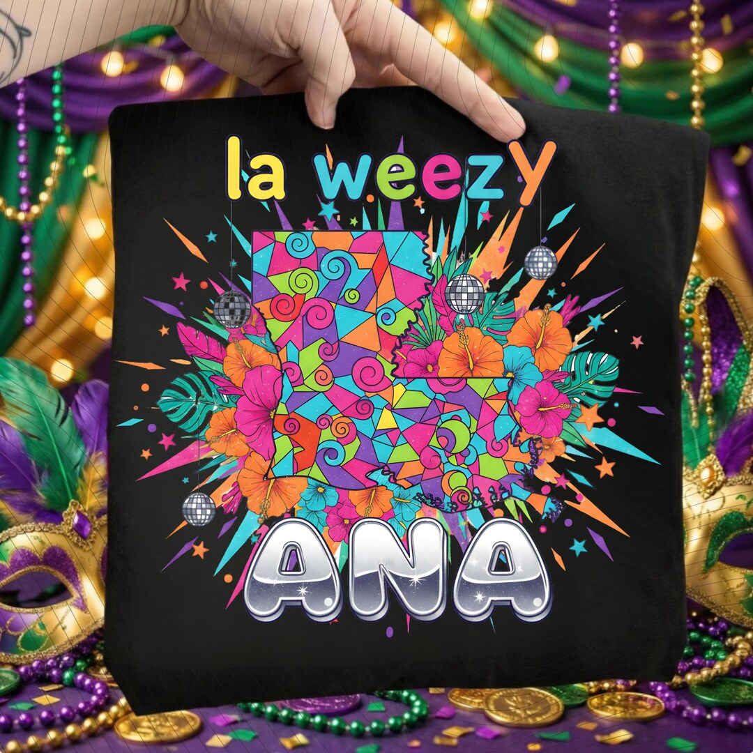 La Weezy Ana PNG, Louisiana Mardi Gras, Carnival Disco Ball Art ...