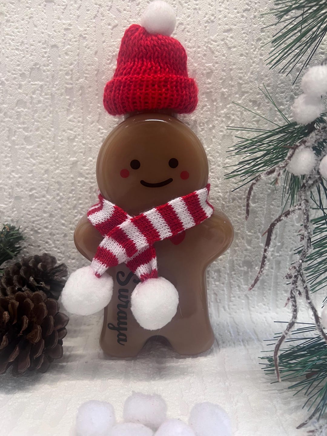 Fillable Gingerbread Bottle - Etsy