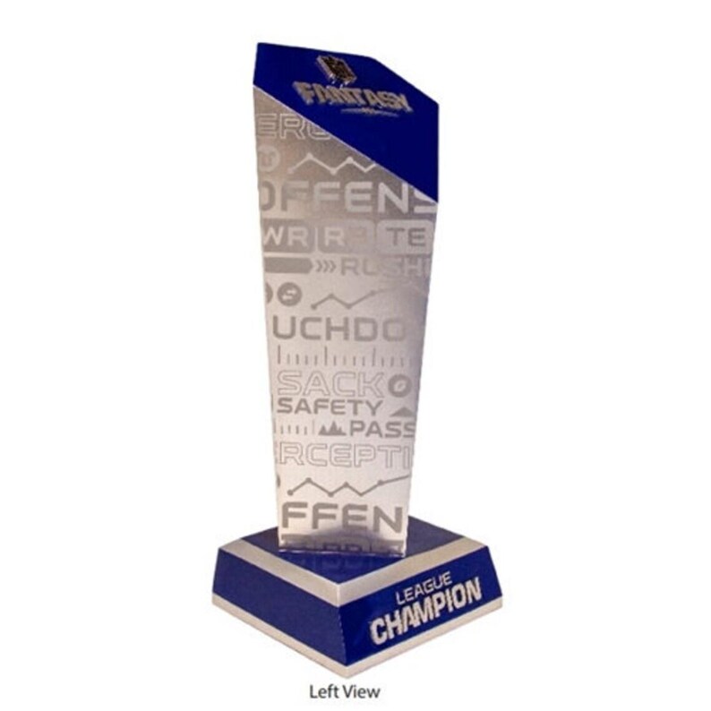 Fantasy Football League Champion Trophy – 18" Tall, Premium Resin Award ...