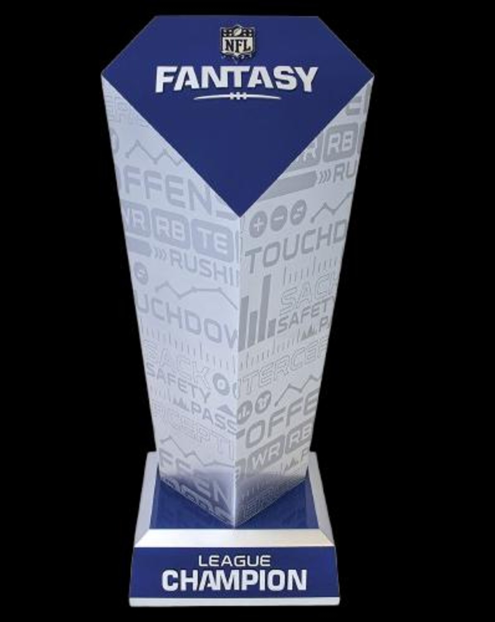 Fantasy Football League Champion Trophy – 18" Tall, Premium Resin Award ...