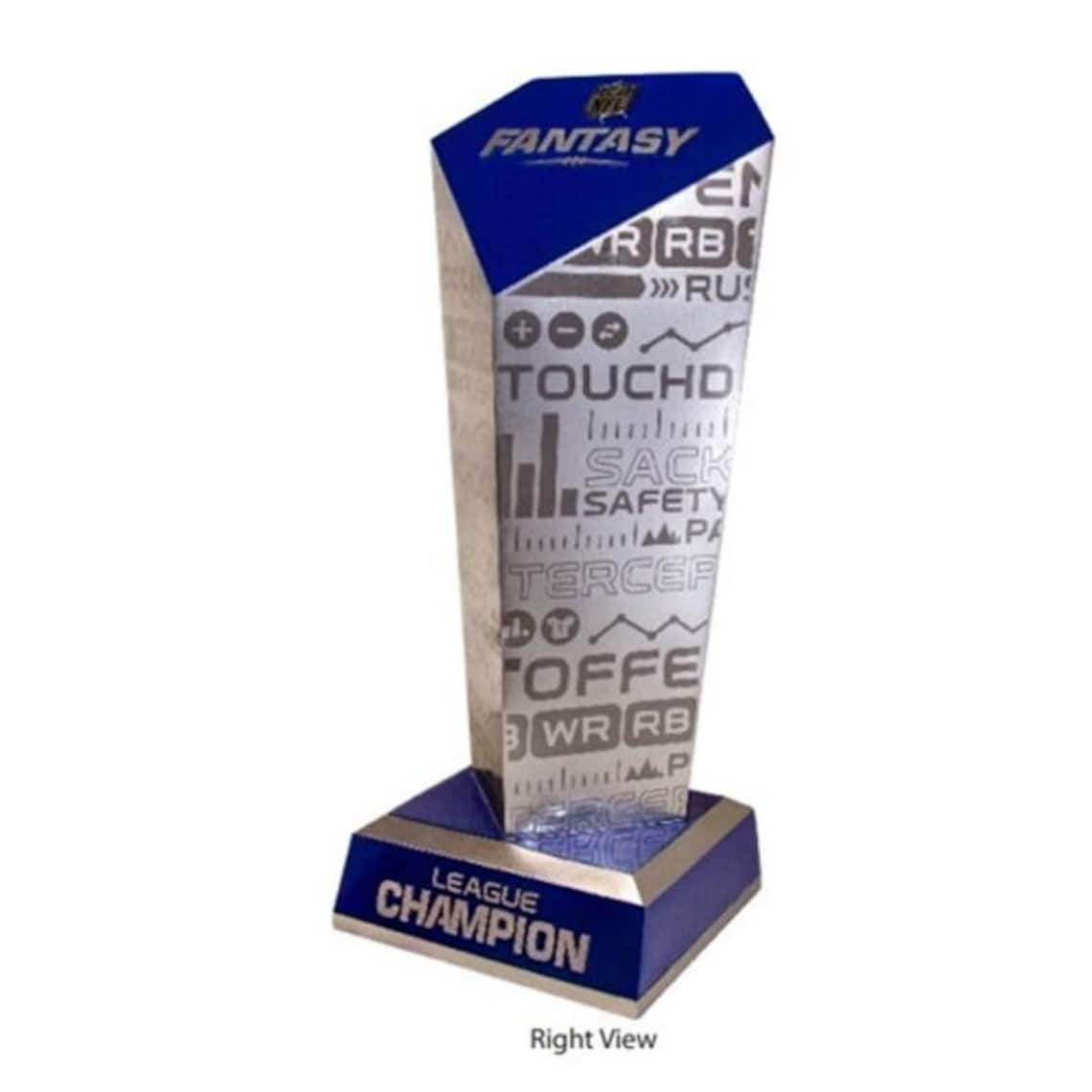 Fantasy Football League Champion Trophy – 18" Tall, Premium Resin Award ...