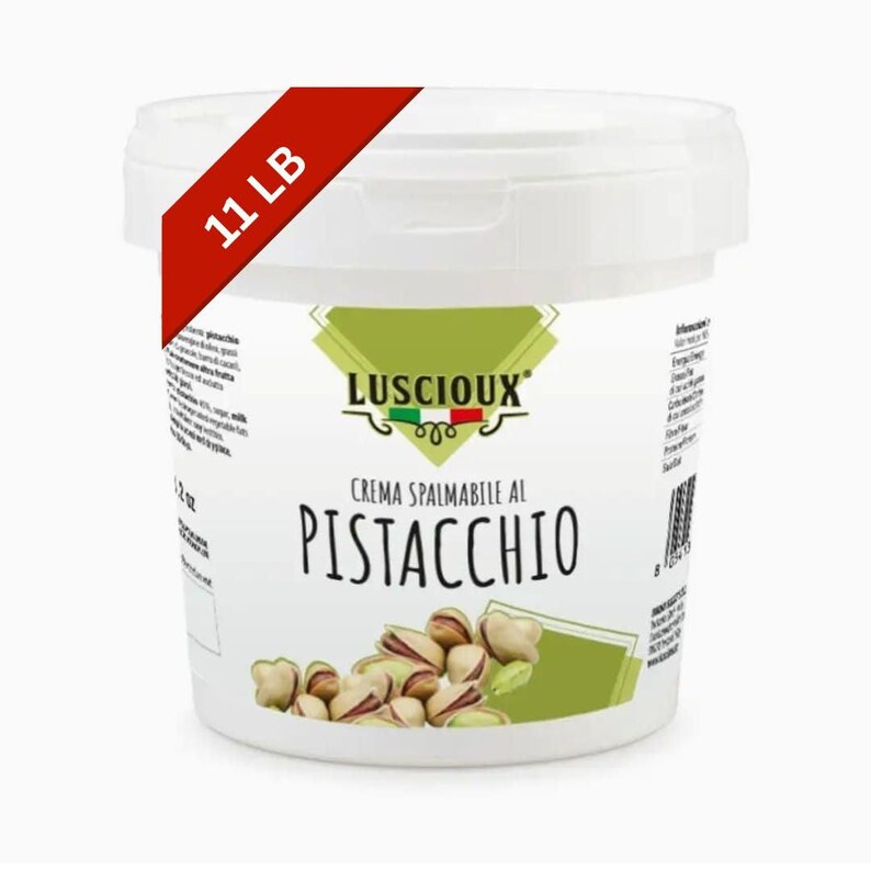 Premium Pistachio Filling Cream Bucket | 20% Pistachio | Great for ...