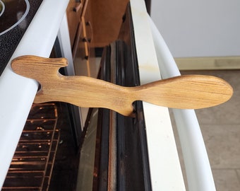 Wood Handle Oven Rack Push-pull Stick - Etsy