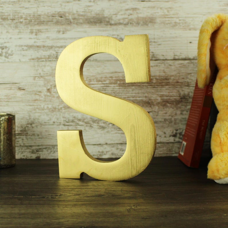 Wooden Letter Decor for Nursery Wall Art for Baby Room Decoration Wall ...