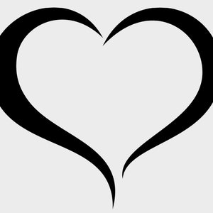 Open Heart Instant Download, Heart Heart Svg, Heart Svg, Heart Svg ...