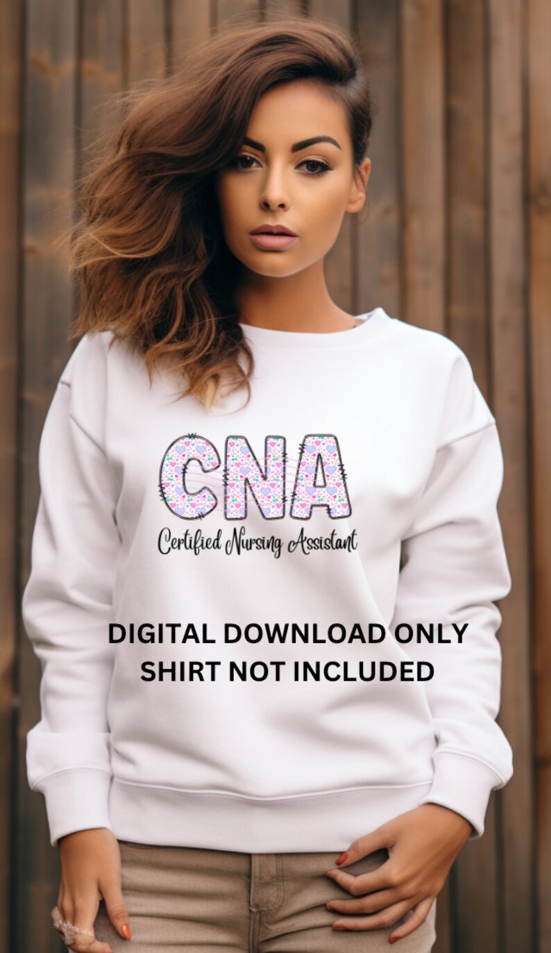 CNA Png Bundle, Certified Nursing Assistant, Hearts Png, Sublimation ...