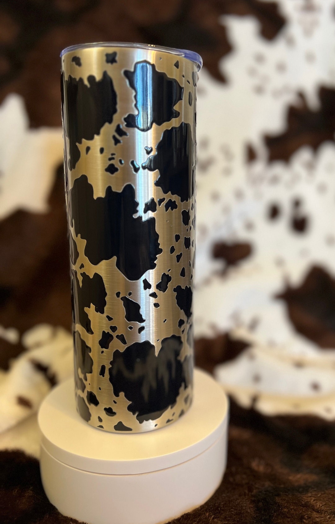 Cow Print Cup Tumbler, Cow Print Tumblers, Cow Print Gifts, Cow Print ...