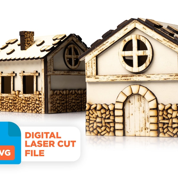 Laser Cut Cottage - Etsy