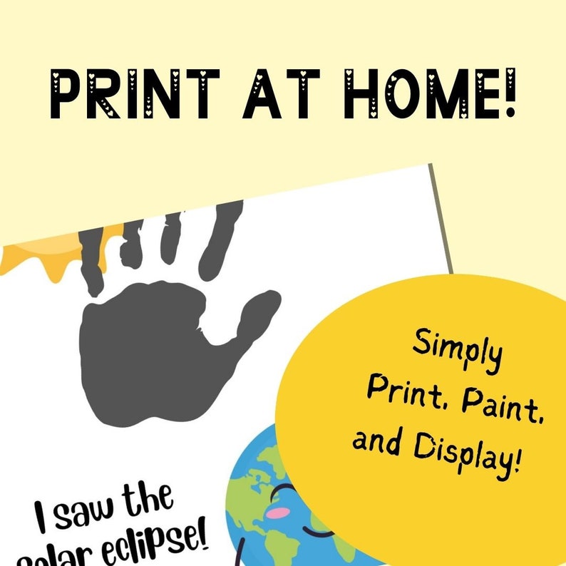 Solar Eclipse 2024 Handprint Activity for Kids,solar Eclipse Handprint ...