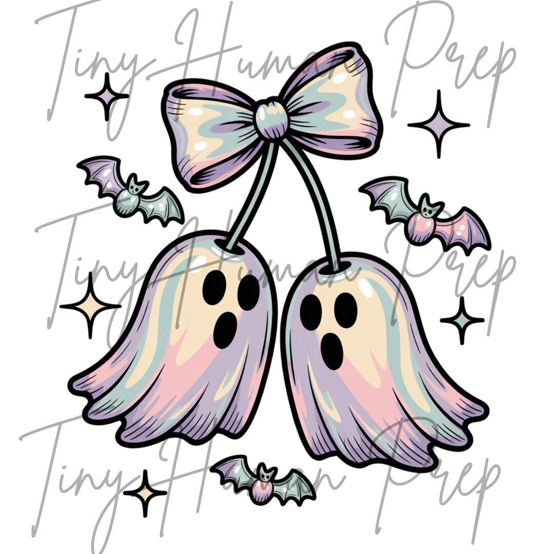 Iridescent Ghost Cherries Png,halloween Aesthetics,pastel Goth Horror ...